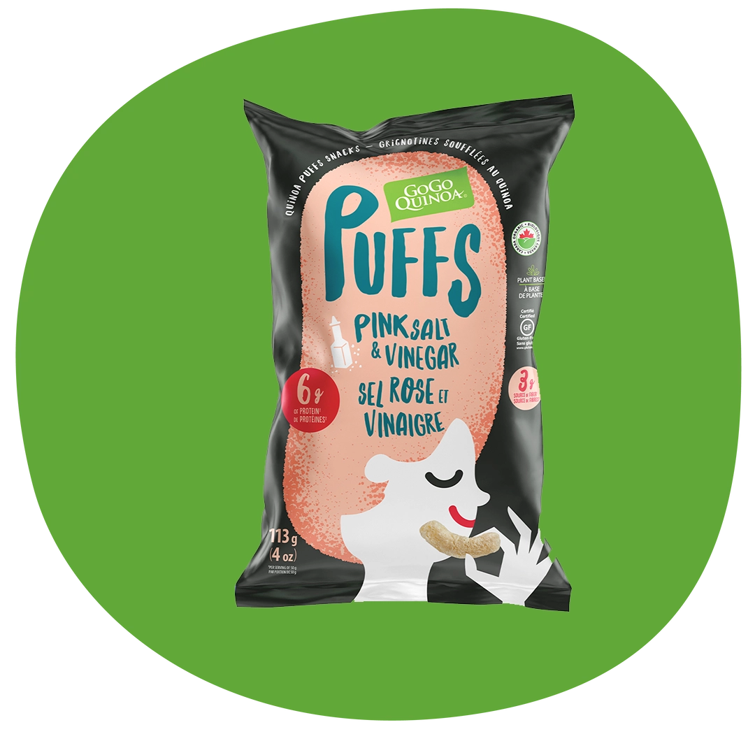 Puffs - Pink Salt & Vinegar – GoGo Quinoa