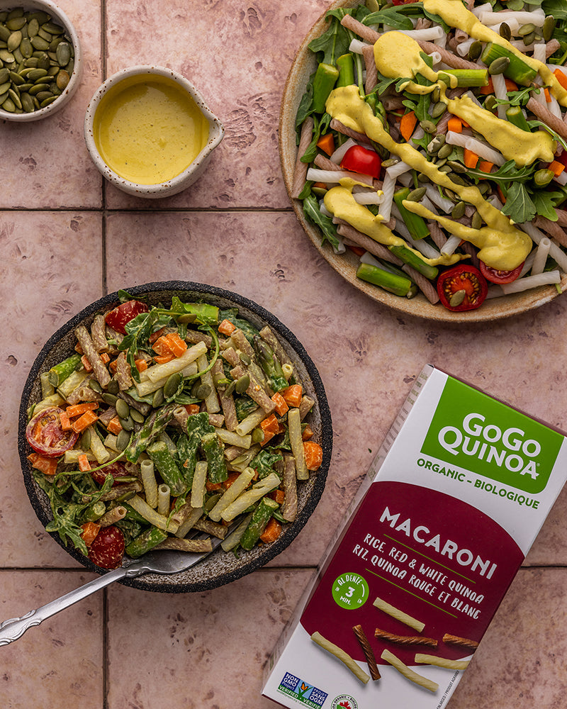 Organic Macaroni - Rice, Red & White Quinoa – GoGo Quinoa