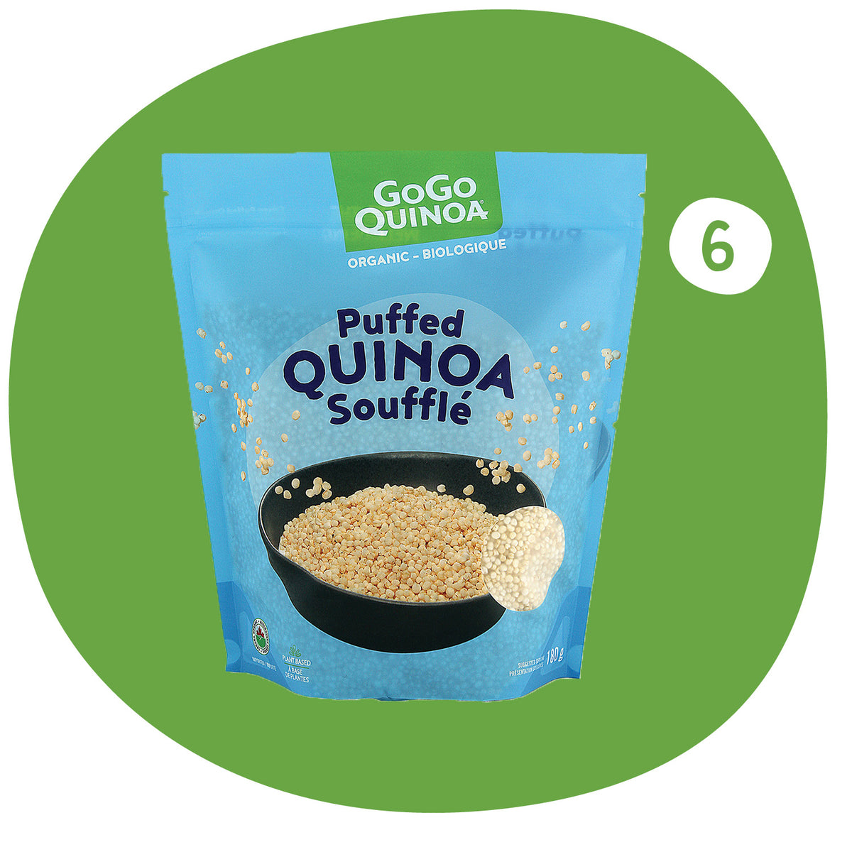 Organic Puffed Quinoa - 180 g – GoGo Quinoa